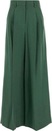 Max Mara Femme, Pantalons, Vert, Taille: 36 FR Veliero Wide-leg Pant
