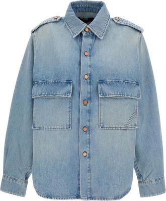 3x1 Femme, Blouses et Chemises, Bleu, Taille: 38 FR Kenya Shirt