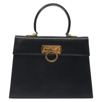 Ferragamo Sac &agrave; poign&eacute;e sup&eacute;rieure convertible Pre-owned - Femme - Pre-owned - Noir - Taille: ONE Size