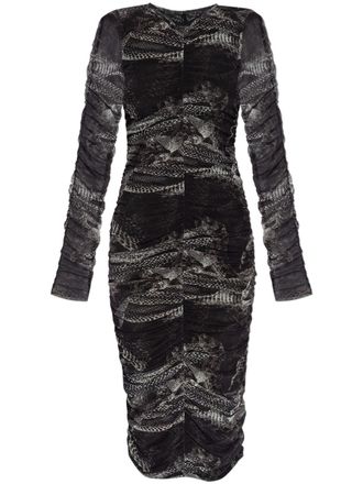 AllSaints robe Keiko à coupe mi-longue - Noir