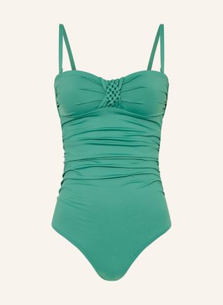 Cyell Cyell Bandeau-Badeanzug Green Oasis gruen