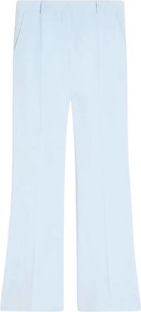 Sportmax Femme, Pantalons, Bleu, Taille: 40 FR Wide Pantalons