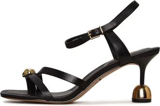 Cesare Gaspari Femme, Chaussures, Noir, Taille: 39 EU Sandales &agrave; brides avec des accents dor&eacute;s