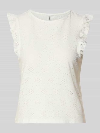 Only Slim Fit Top mit Allover-Muster Modell MILLA