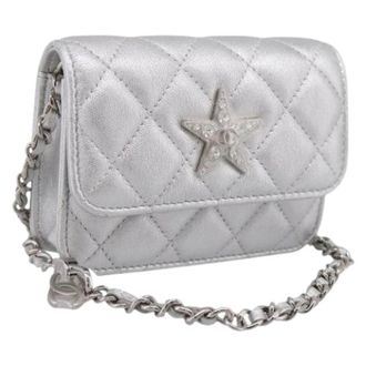 Chanel Sac Mini Pre-owned - Femme - Pre-owned - Gris - Taille: ONE Size