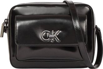 Calvin Klein Damen Umhängetasche RE-LOCK CAMERA BAG_SHINY