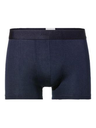 Zimmerli short à taille élastiquée - Bleu
