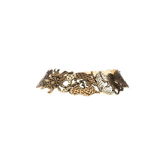 Etro Collier Choker Motif Animal - Femme - Accessoires - Jaune - Taille: ONE Size