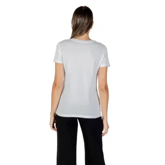 A|X Armani Exchange Embroidered Logo Cotton T-Shirt - White