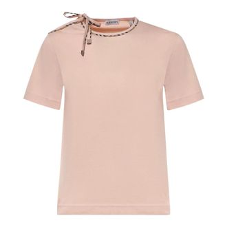 Burberry Kompaktes T-Shirt - - Tops - Damen - Rosa - M
