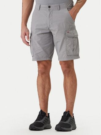 Napapijri Stoffshorts Noto 2.0 NP0A4HOQ Grau Regular Fit