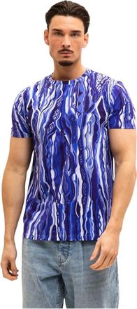 Carlo Colucci Homme, Tops, Multicolore, Taille: S C3410-102 T-Shirt