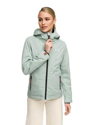 Marikoo B659 Veste de transition pour femme avec capuche l&eacute;g&egrave;rement doubl&eacute;e, Menthe fum&eacute;e, L