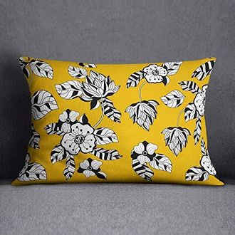 Questo Casa Dekorativer Kissenbezug, Kissenbezug, Heimdekoration, für Sofa, Café, Größe: 35 x 50 cm, entworfen und hergestellt in der Türkiye