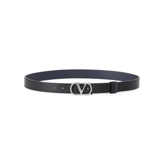Valentino VLogo Signature Wendeg&uuml;rtel - - Accessories - Herren - Blau - 105 CM