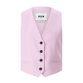 Msgm Msgm, Damen, Jacken, Rosa, XSGr&ouml;&szlig;e