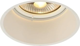 SLV LED Einbauleuchte HORN-T, rund, wei&szlig; | Dimmbarer Deckenstrahler, Innen-Beleuchtung | LED Spots, Deckenleuchte, Einbau-Spot, Decken-Spots, Einbau-Strah