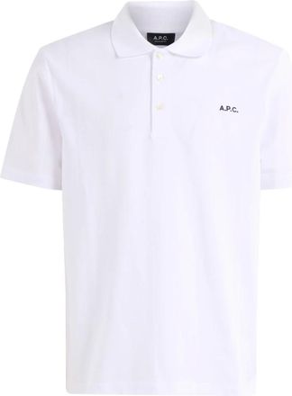 A.P.C. A.p.c., Homme, Tops, Blanc, Taille: XL Polo Gots