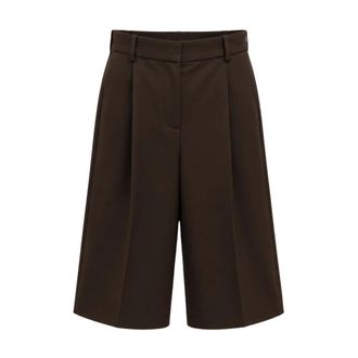 Liviana Conti L6Wp32U850 Long Shorts - Femme - Shorts - Brun - Taille: 40 FR