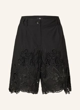 Riani Riani Bermudas Mit Lochspitze schwarz