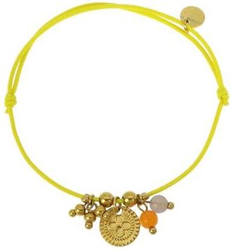 Les Cleias Bracelet élastique Breloques en acier inoxydable, breloques en acier et pierres fines