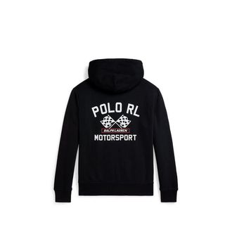 Polo Ralph Lauren Sweat droit imprim&eacute; en coton m&eacute;lang&eacute;