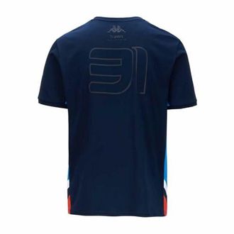Kappa T-Shirt Anser Pilote Ocon BWT Alpine F1 Team - Homme- Bleu Marine- Taille L
