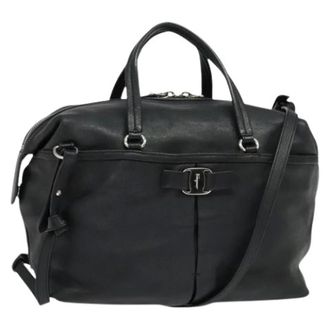 Ferragamo Sac &agrave; main Pre-owned - Femme - Pre-owned - Noir - Taille: ONE Size