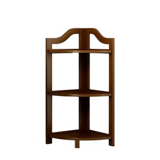 Generic Eck-B&uuml;cherregal mit 3-6 Ebenen, B&uuml;cherregal aus Holz, kleines und schmales B&uuml;cherregal, geeignet for die Aufbewahrung von B&uuml;chern, Fotoalben und Dekor