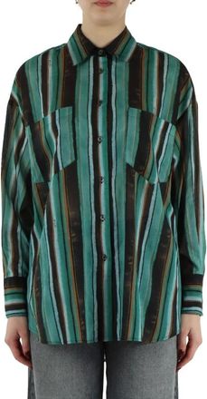 Pinko Pinko, Femme, Blouses et Chemises, Multicolore, Taille: 36 FR Camicia fantasia