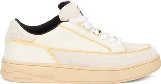 Diesel Homme, Chaussures, Beige, Taille: 44 1/2 EU Baskets l&eacute;g&egrave;res avec d&eacute;tails noirs