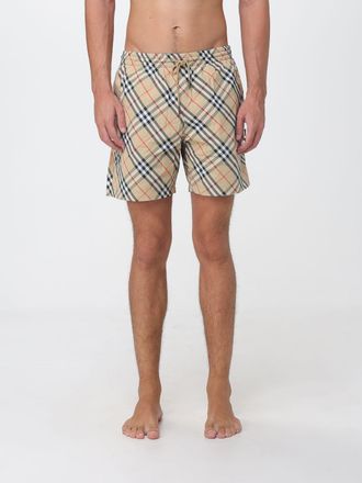 Burberry Short de bain en nylon &agrave; imprim&eacute; Vintage Check