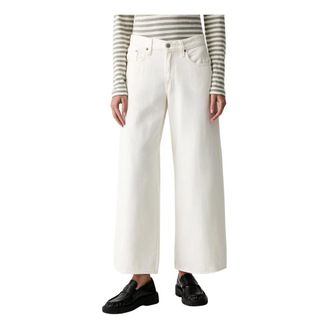 Levi's Middy Wide Leg - Femme - Jeans - Beige - Taille: W29 L30