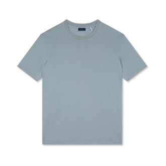 Paul & Shark Homme, Tops, Gris, Taille: M T-shirt en jersey de coton l&eacute;ger teint en pi&egrave;ce