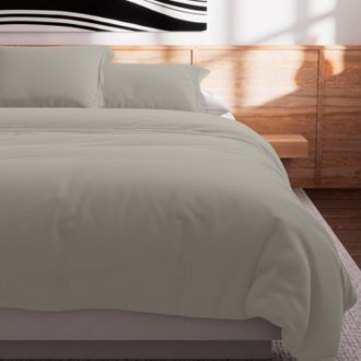 Soleil d'Ocre Bettdeckenbezug aus Baumwolle 57 Fäden 240x220 cm UNI Leinen