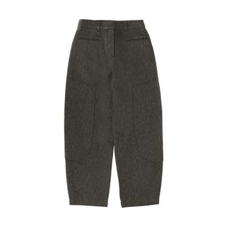 Ganni Damen, Hosen, Gr&uuml;n, MGr&ouml;&szlig;e