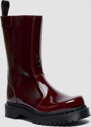 Dr. Martens Rejena Lackleder Stiefel in Rot, Gr&ouml;&szlig;e: 36