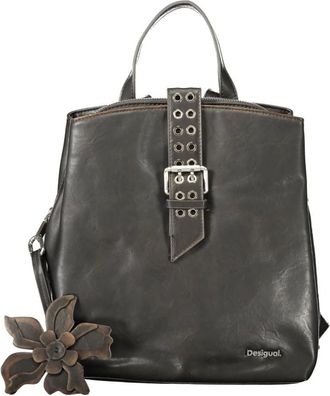 Desigual Femme, Sacs, Noir, Taille: ONE Size Curio Choco Sumy Mini Backpack