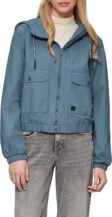 QS by s.Oliver Blouson aus Baumwolle mit Kapuze