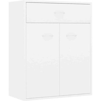 vidaXL Sideboard Wei&szlig; 60x30x75 cm Holzwerkstoff Vidaxl
