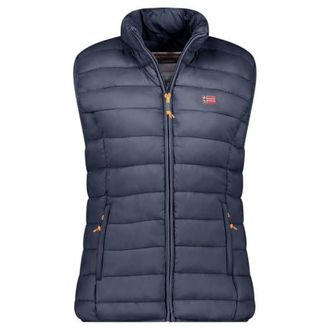 Geographical Norway Vatikolorama Lady Basic - Gilet Femme Chaude Matelassee Sans Manche-Automne Hiver Printemps Ete - Veste Manteau Chaud - Doudoune Manches Courtes Blous