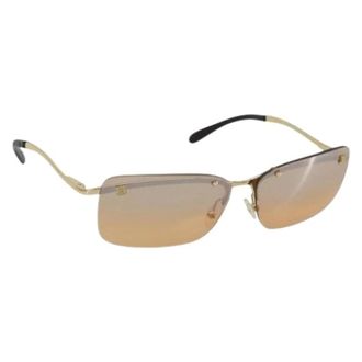 Celine Lunettes de soleil en toile Pre-owned - Femme - Pre-owned - Jaune - Taille: ONE Size