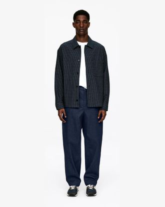 Arket Workwear-Hose Aus Denim -Blau