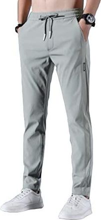 ORANDESIGNE Pantalons de Sport Homme Pantalons Décontractés Jogging Pantalon de Survêtement Léger Extensible Respirant Pantalon été Taille élastiquée avec Poches 