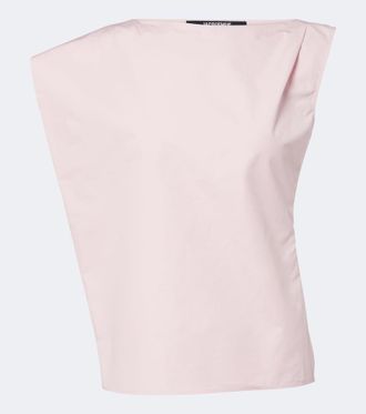 Jacquemus Top Haut Drap aus Baumwolle