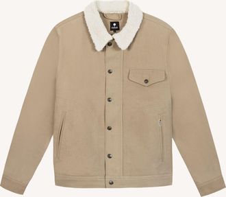 Faguo Blouson beige coton - SEILLON
