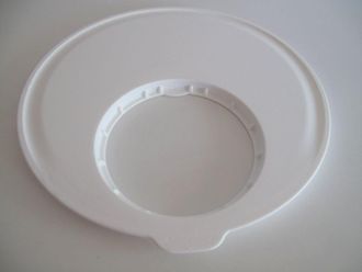 Tupperware Salatschleuder Salat-Karussell-Schneidbrett Weiß D187 Vitamin Plus