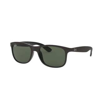 Ray-Ban Homme, Accessoires, Noir, Taille: 55 MM Lunettes de soleil classiques à verres verts