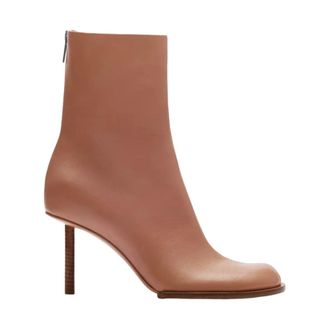 Jacquemus Beige Ankle Boots Rond Carre - - Shoes - Damen - Beige - 39 EU