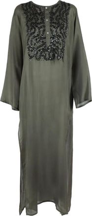 P.A.R.O.S.H. P.a.r.o.s.h., Femme, Robes, Vert, Taille: 42 FR Abito